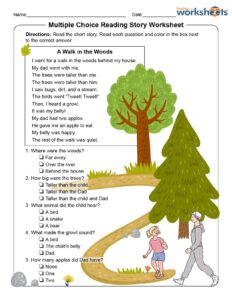 Reading Comprehension Worksheets | Printable Worksheet